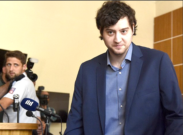 Kevin Dahlgren at a court hearing in the Czech Republic in 2016 – ap ...