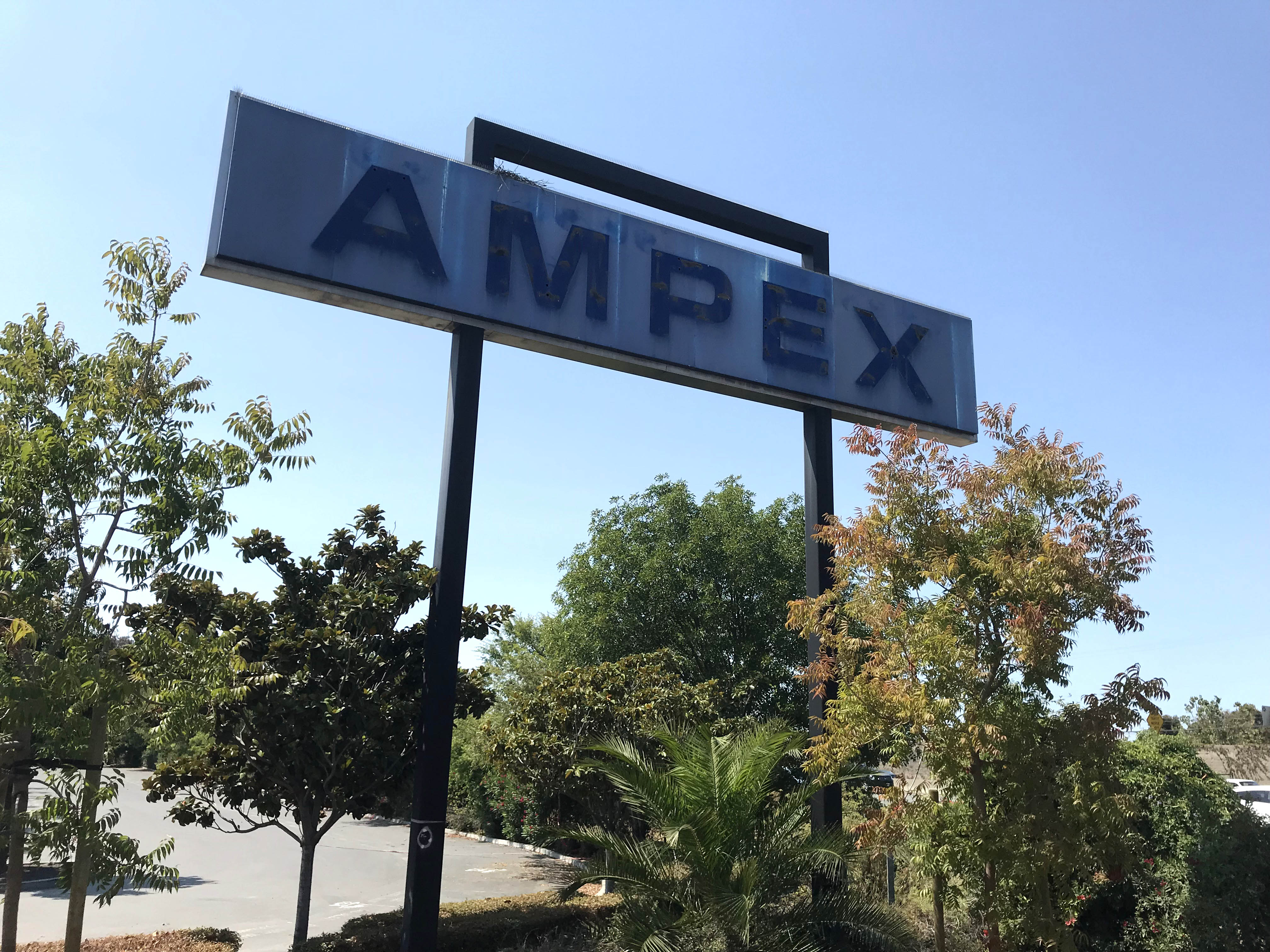 A bit of Silicon Valley history — the Ampex sign — is about to ...