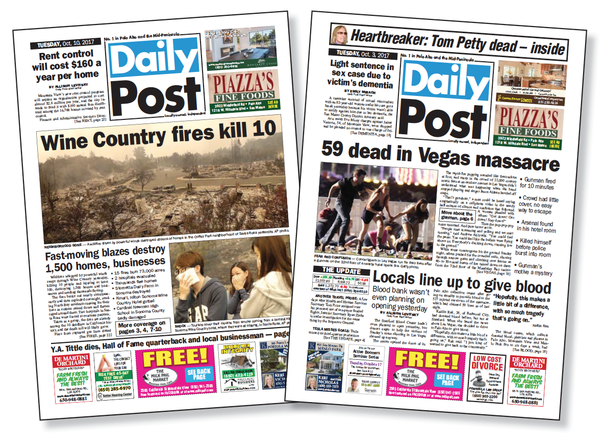 front page designs 2 – Palo Alto Daily Post